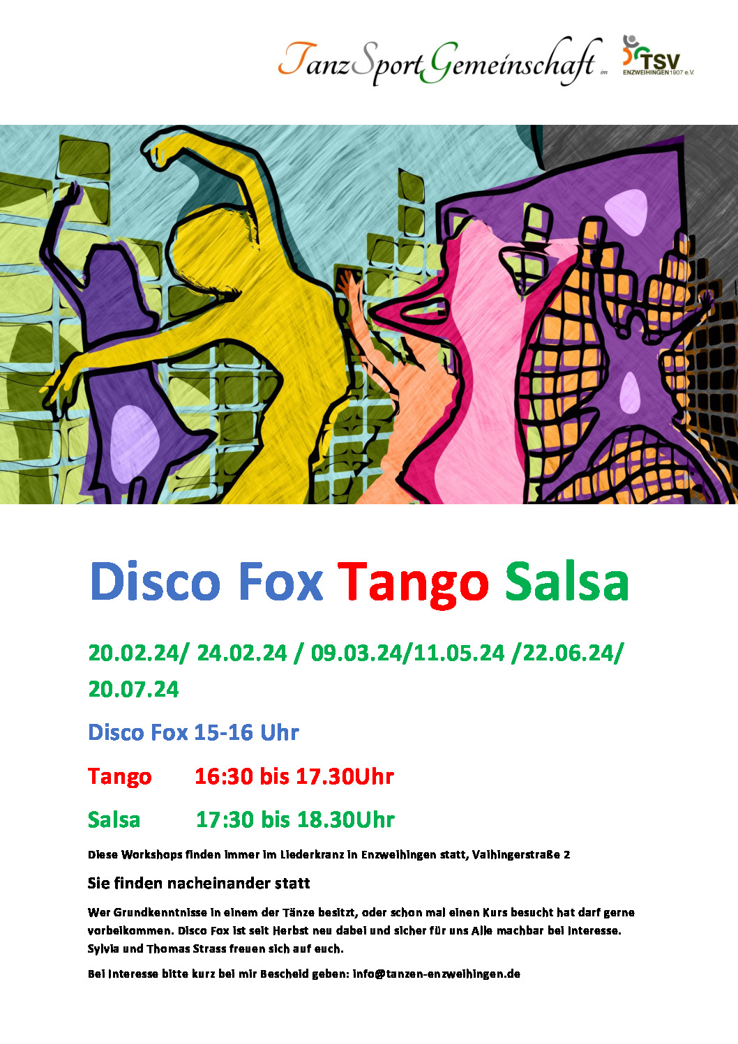 Tanzen - TSV Enzweihingen 1907 e.V.